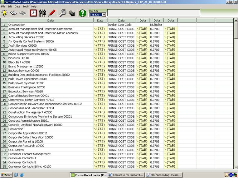 Data Loader Issue In Loading In Remote Desktop Windows